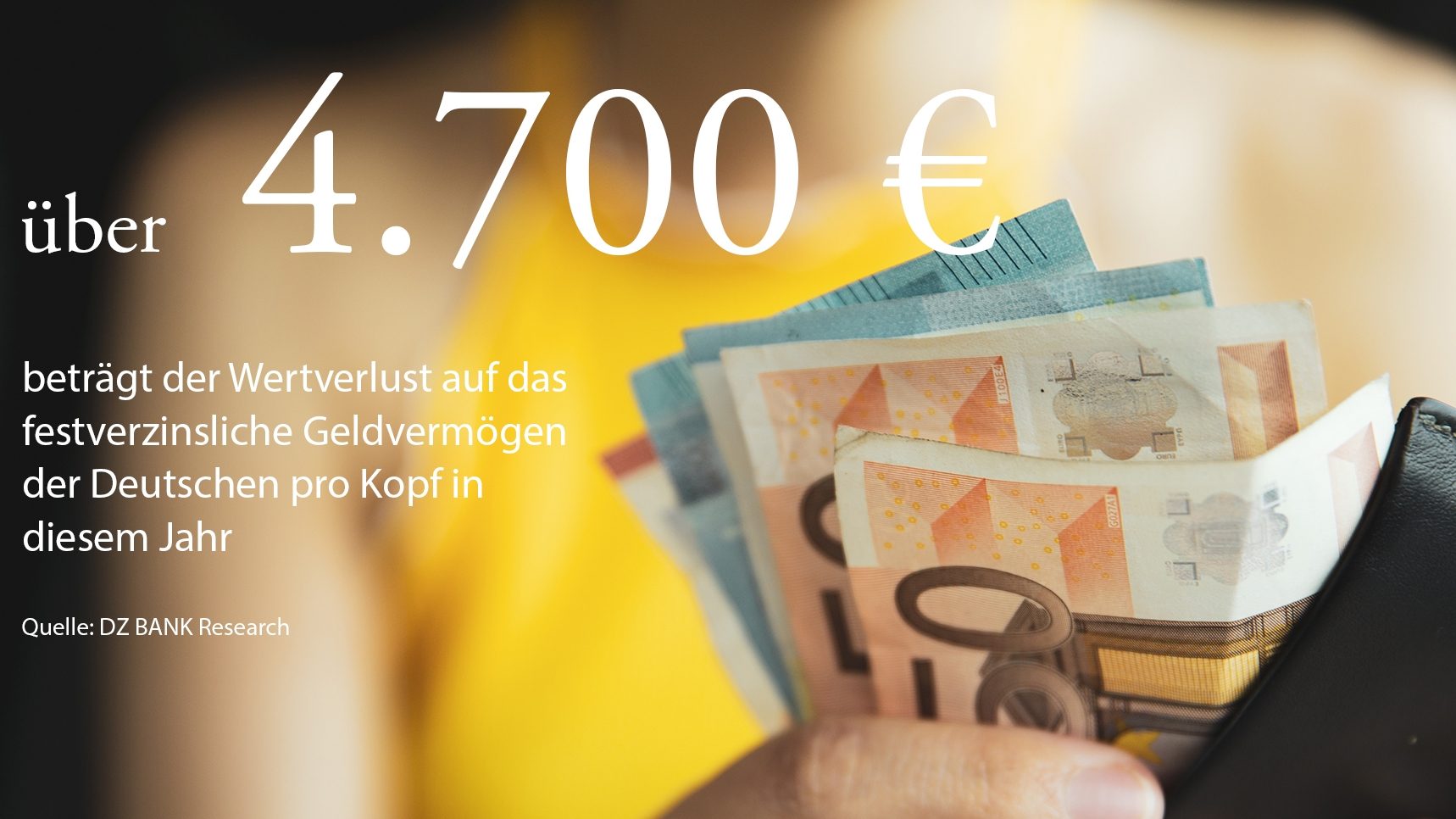 Trotz Zinswende: 395 Milliarden Kaufkraftverlust durch Inflation | DZ BANK